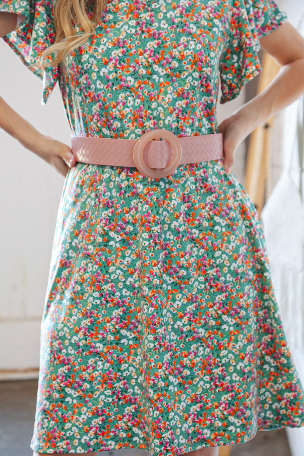 Buckle Me Beautiful Blush Faux Leather Belt – The Concetta Collection