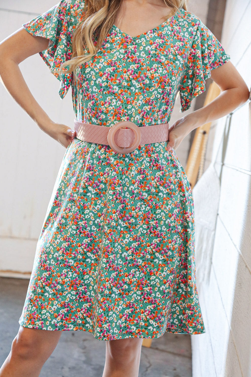 Buckle Me Beautiful Blush Faux Leather Belt – The Concetta Collection